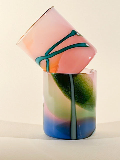 4” Wild Cups – Bow Glassworks
